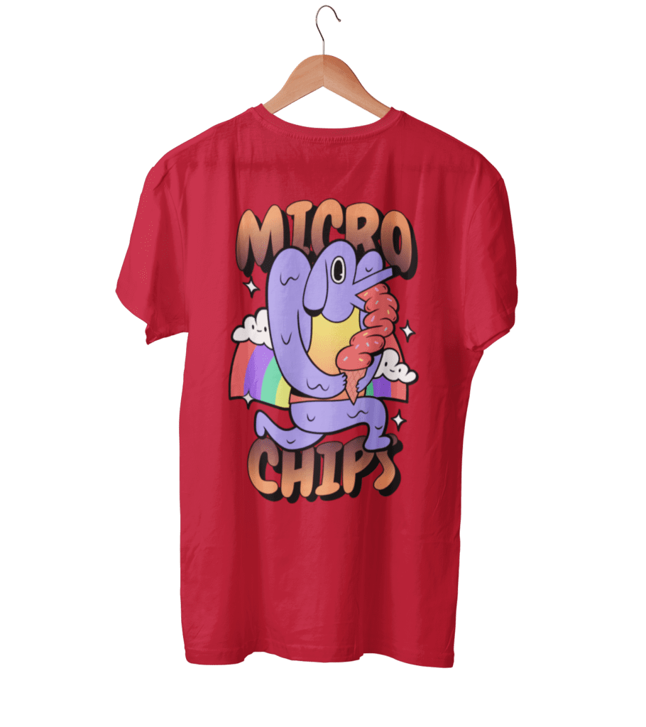 Micro Chips Printed T-Shirt